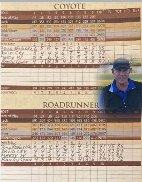 Randy Conn Shoots His Age Of 72 – Quail Creek Men's Golf Association